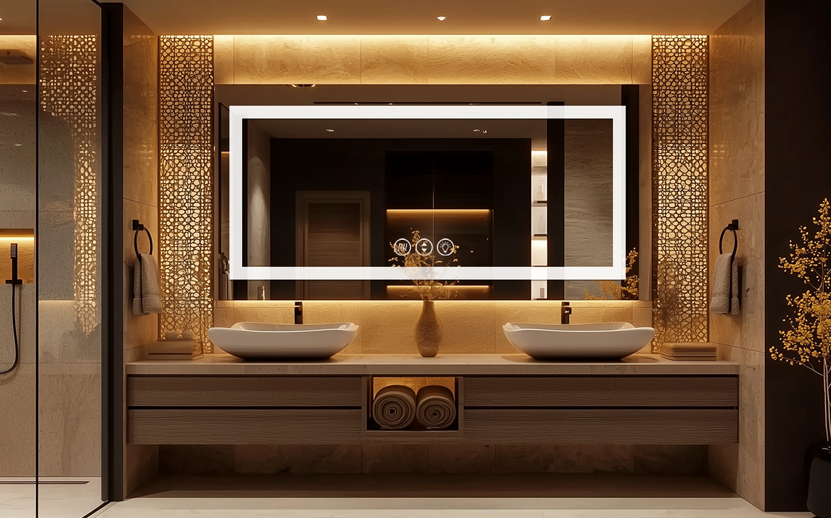 Amorho LED Mirror Large Sized with Front & Backlit