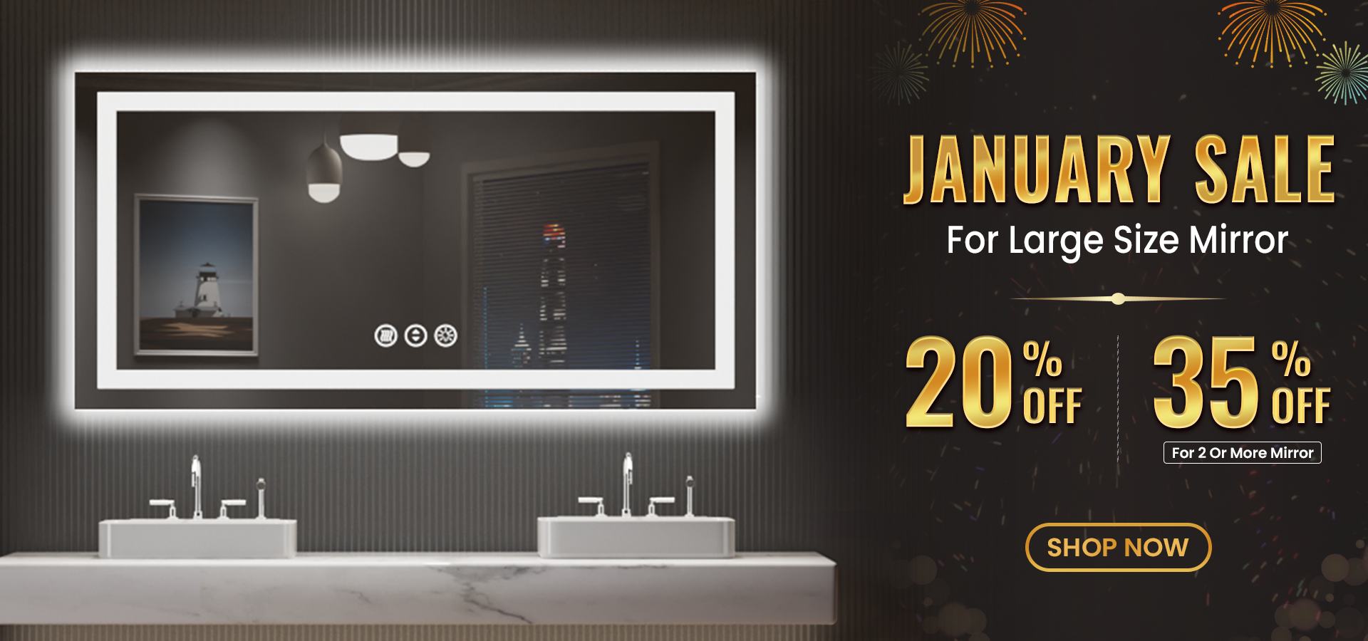 Amorho LED Mirror | Minimalistic Design Meets Exquisite Craftsmanship