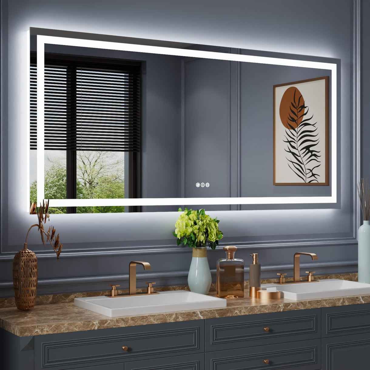 Amorho LED Mirror with Front & Backlit